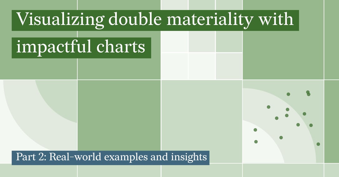 Real-world Double Materiality Chart Examples and Insights | Datylon